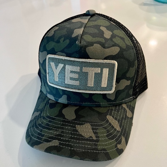 Yeti | Other | Yeti Logo Full Camo Trucker Hat | Poshmark